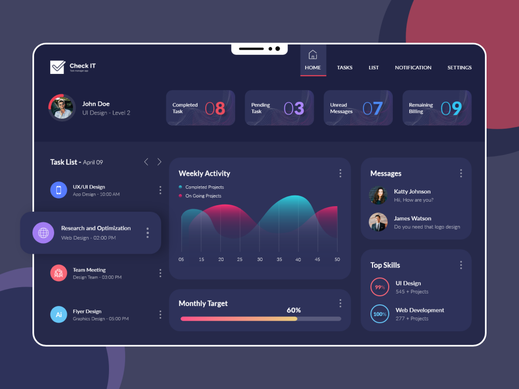 8 Tips for Dark Theme Design To Dashboard Development